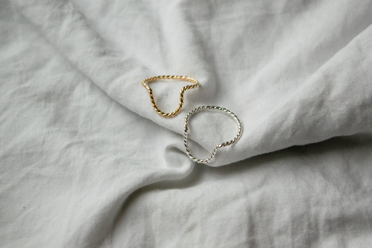 Twist Arch Ring – Into the Pines Jewelry
